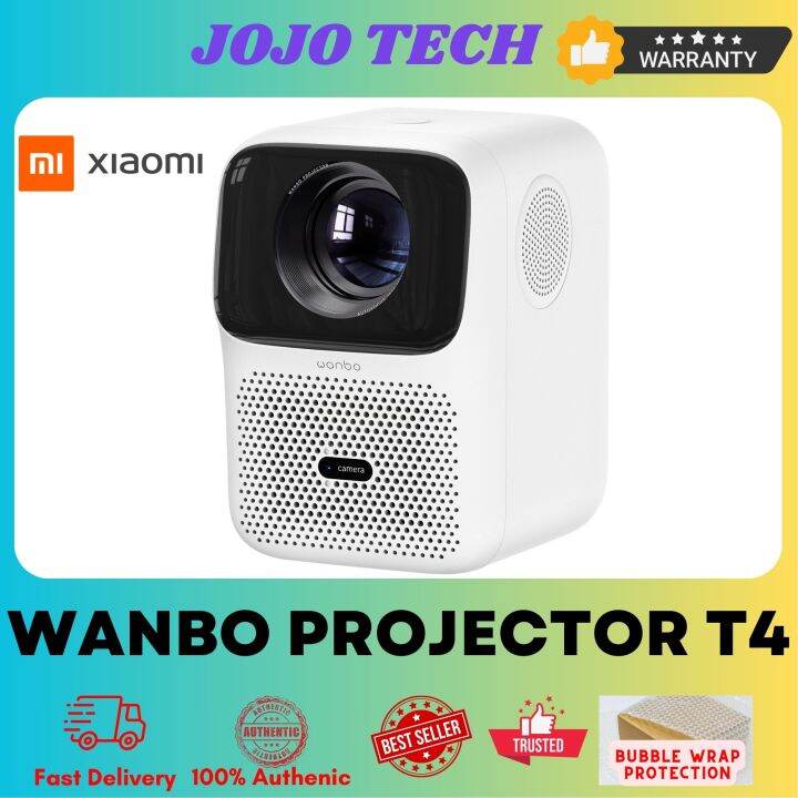 Xiaomi Wanbo T4 Projector Full HD 4K Projector Wi-Fi 6 & Bluetooth5.0 ...