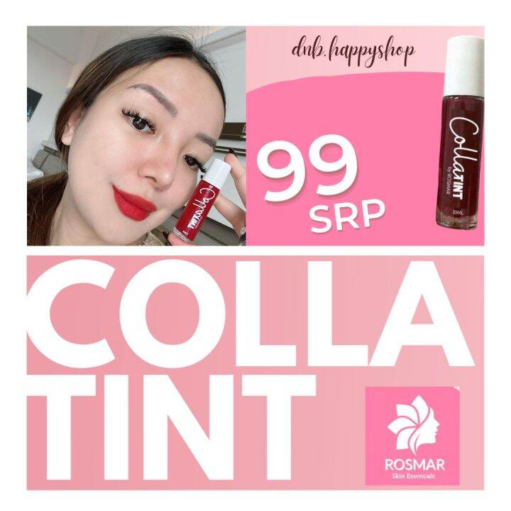 Rosmar COLLAtint Lip Tint with COLLAGEN 10ml | Lazada PH