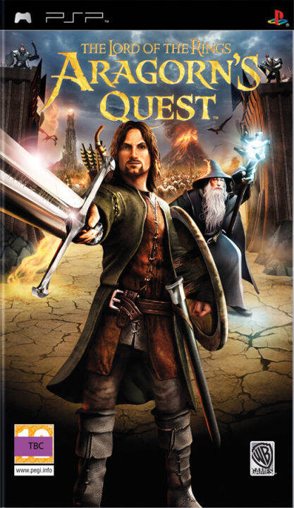 PSP UMD GAME THE LORD OF THE RINGS ARAGORN'S QUEST LOTR ARAGORN QUEST ...