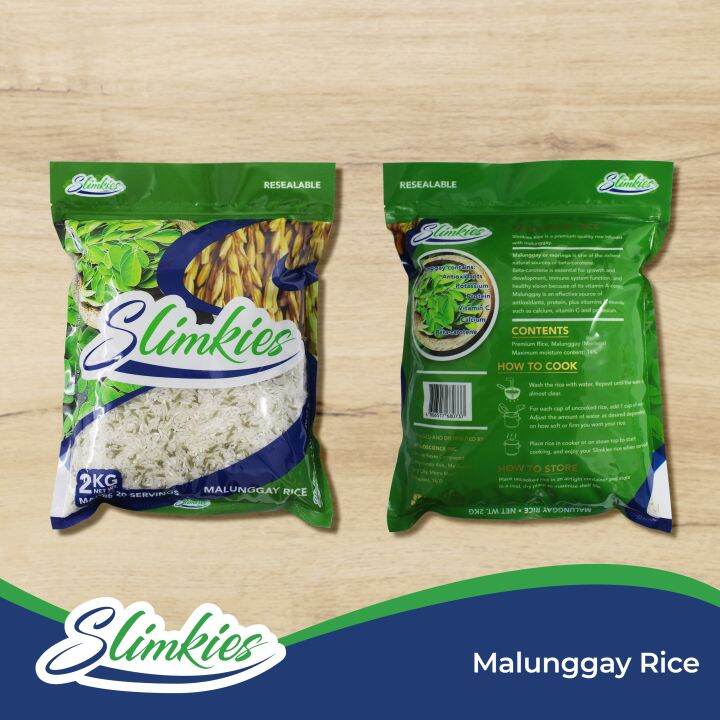 Slimkies Malunggay Rice 2kg | Lazada PH