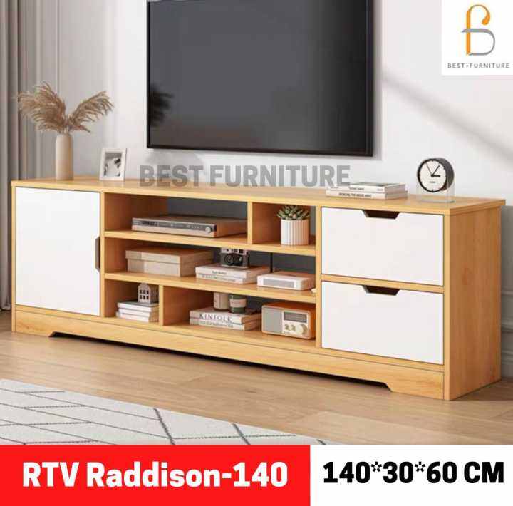 Best RTV Radisson Rak TV Buffet TV cabinet Minimalis Modern 140X60CM ...