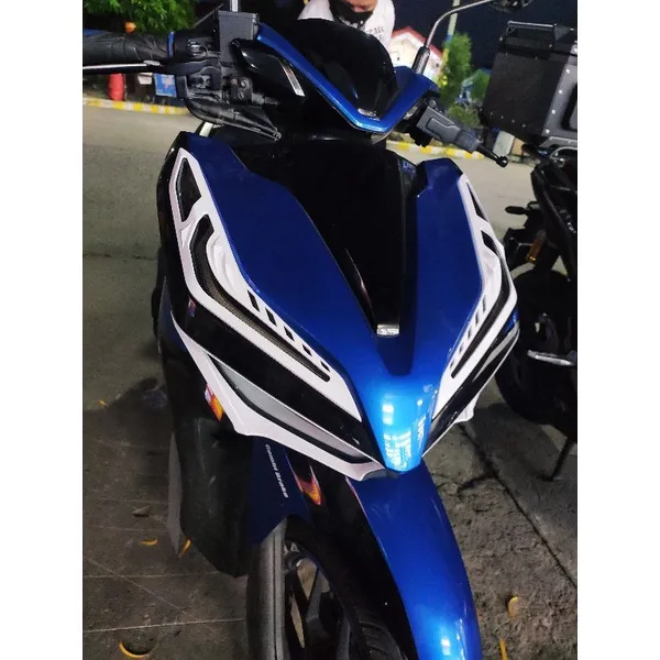 durable White 3 in 1 garnish for Honda Click V2 V3 150i and 125i ...