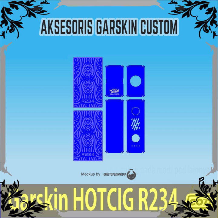 Terlaris Garskin Hotcig R234 Blue R234 Bisa Custom dan Bayar CasesHP ...