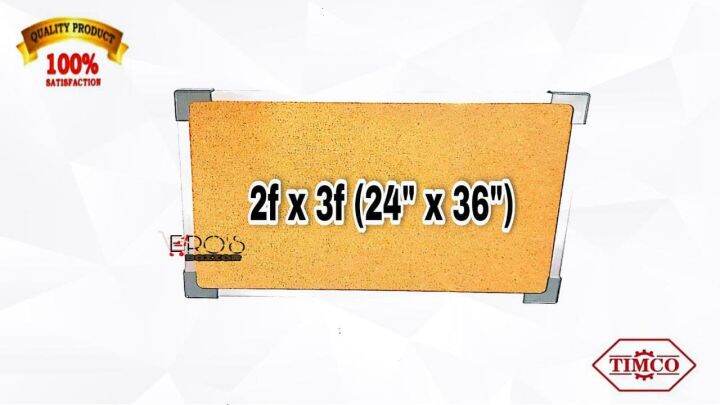 Corkboard Bulletin Board with Aluminum Frame (2x3 feet) | Lazada PH