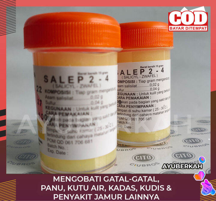 Salep Panu Seluruh Badan 15gr, Obat Kulit Gatal Infeksi Jamur Panu Di ...