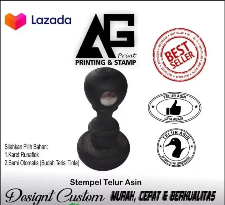 Stempel Telur Asin | Lazada Indonesia