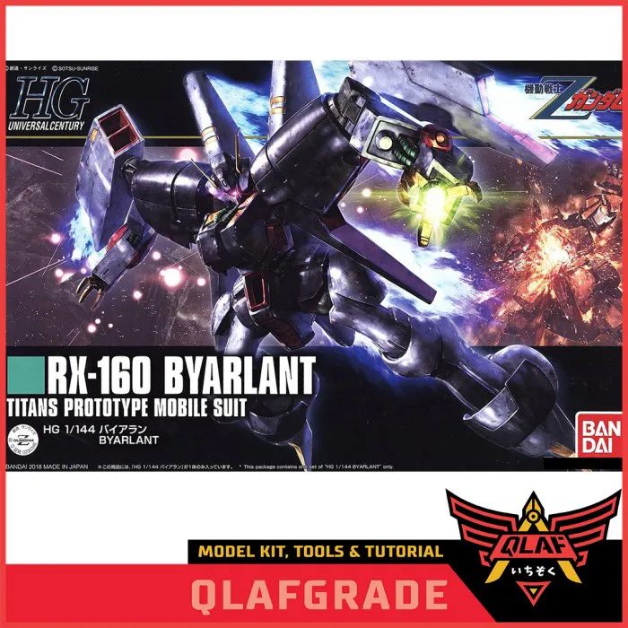 HG BYARLANT RX 160 gundam bandai hg model kit ori japan | Lazada Indonesia