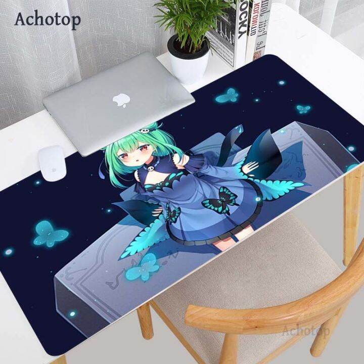 hololive uruha rushia girl mouse pad pc game computer gaming pad large ...