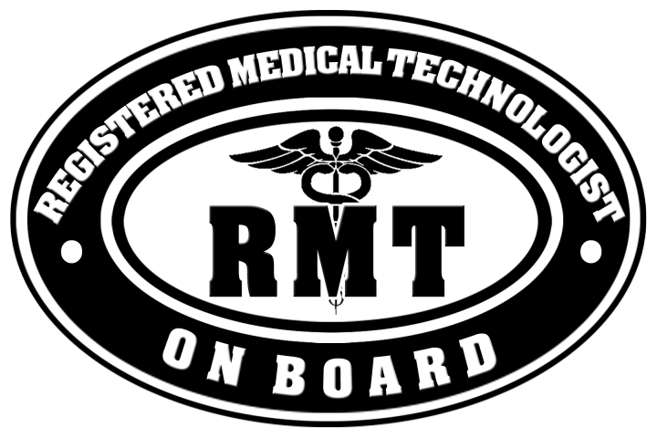 Precut Stickers for REGISTERED MEDICAL TECH. in Pigment ink Printable ...
