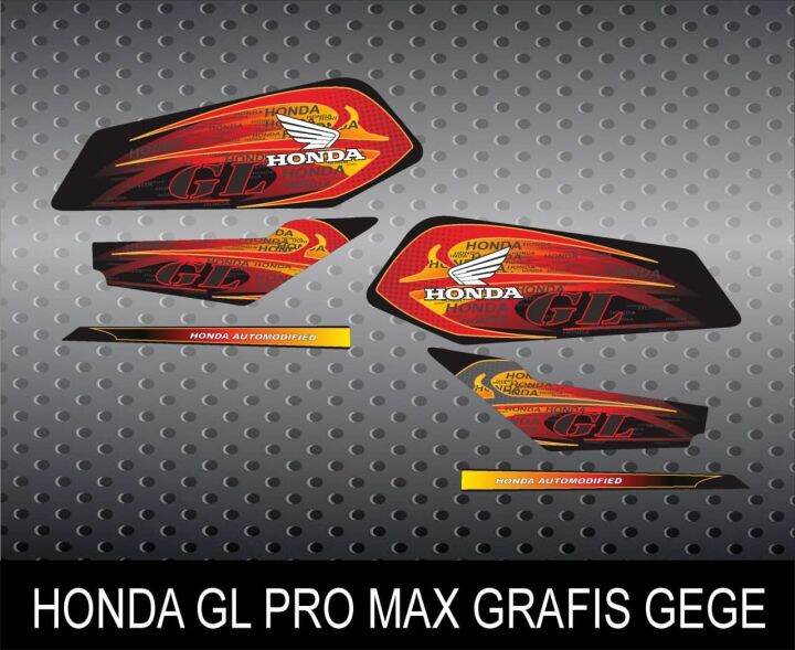 STIKER STRIPING DECAL GL PRO MAX GRAFIS GEGE | Lazada Indonesia