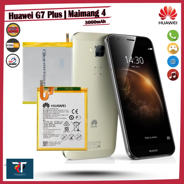 Huawei G7 Plus Maimang 4 Battery 3000mAh | Model: HB396481EBC ...