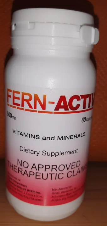 ( I-FERN ) FERN-ACTIV VITAMINS & MINERALS 60 capsules | Lazada PH