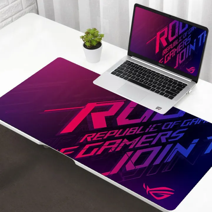 ROG Gaming Mouse Pad Black Mouse Pad Gaming Office Large 90 X 40 ...