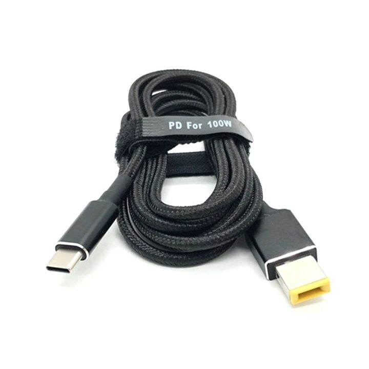 100W USB Type C Laptop Power Adapter Charging Cable Cord Dc Jack Plug ...