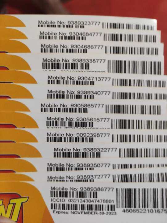 GIGI'S 777 TALK 'N TEXT VANITY SIM | Lazada PH