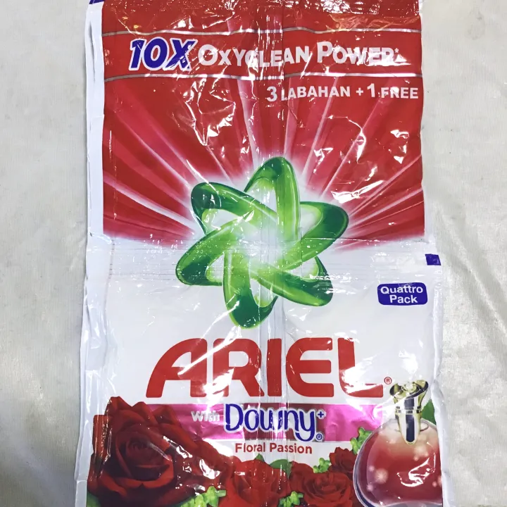 Ariel with Downy 4 x 4 pcs 120g | Lazada PH