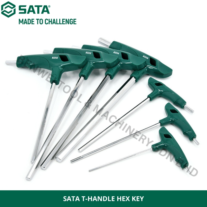 SATA T HANDLE HEX KEY / ALLEN KEY MM SIZE / 2MM 2.5MM 3MM 4MM 5MM 6MM ...
