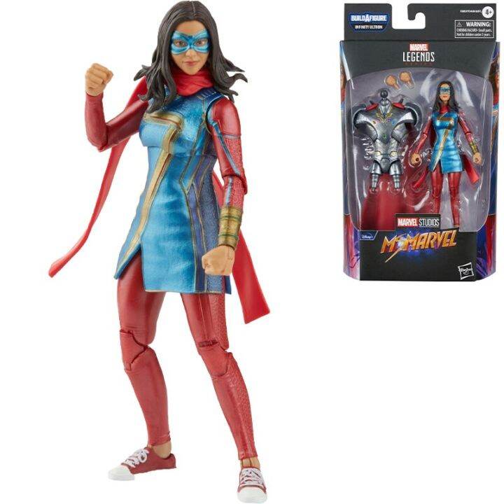 【Authentic Authorization】Marvel Hasbro Legends Series Ms. Marvel Mcu Series 6 Inch Collectible ...
