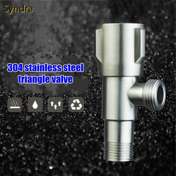 Toilet Faucet Hot| 304 Stainless-Steel Faucet Triangle Valve Angle ...