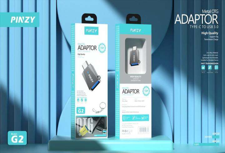 OTG Metal Adaptor PINZY G2 USB C To USB 3.0 Fast Transmission Charge ...
