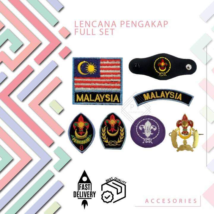 LENCANA KADET PENGAKAP / BADGE SCOUT ( FULL SET ) | Lazada
