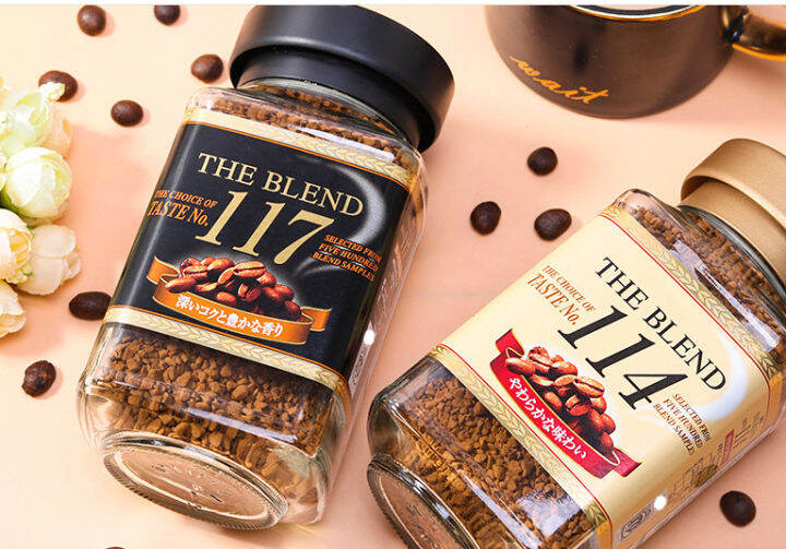 Japanese UCC Youshishi Black Coffee 117&114 Instant Bottled Coffee ...
