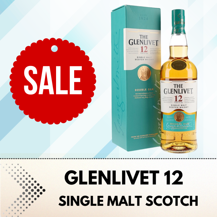 Glenlivet 12 - Single Malt Scotch Whisky 700ml - PRICE OFF! | Lazada PH
