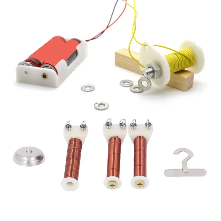 Electromagnet Current Tester Coil Electric Bell Hook Set For Physics ...