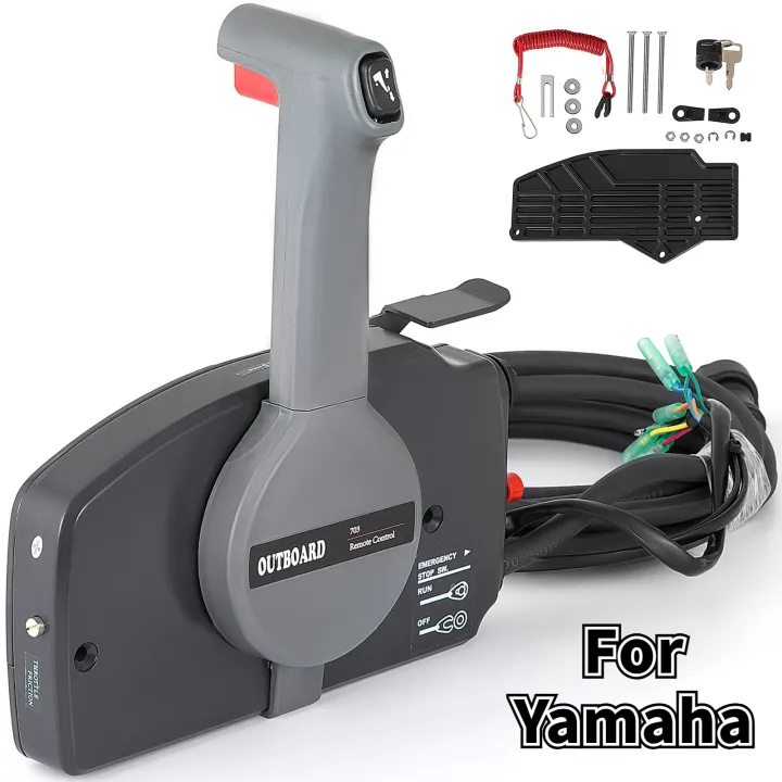 VEVOR Outboard Remote Control Box for Yamaha Boats Motor With Throttle ...
