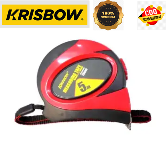 Krisbow meteran 5 Mtr Meteran Dengan Magnet 5mx19mm | Lazada Indonesia