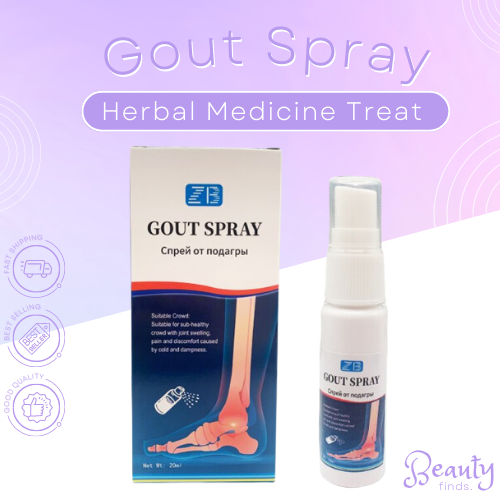 ORIGINAL ZB Gout Spray Treatment Relief for Gout and Arthritis Herb ...