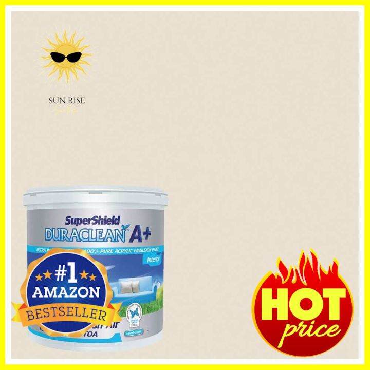 สีน้ำทาภายใน TOA SUPERSHIELD DURACLEAN A PLUS #8499 สี MEADOW DAY กึ่งเงา 2.5 แกลลอนWATER-BASED ...