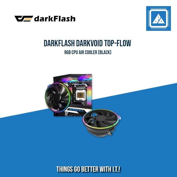 DARKFLASH DARKVOID TOP-FLOW RGB CPU COOLER (BLACK) | Lazada PH