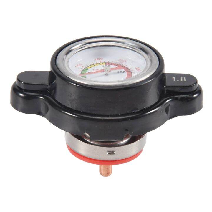 High Pressure Radiator Cap with Temperature Gauge, 1.8 Bar Radiator Cap ...