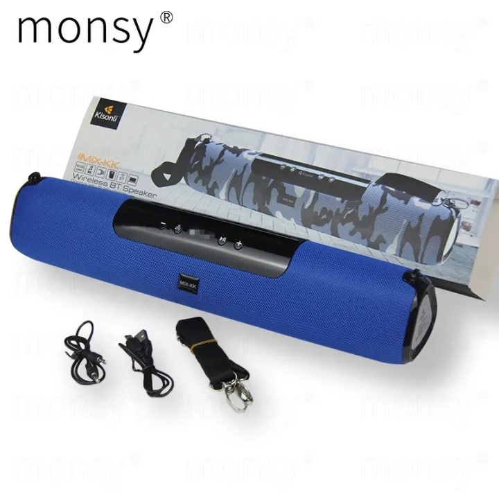 Monsy Bluetooth Speaker Portable Wireless FM Radio Shoulder Girdle TF ...