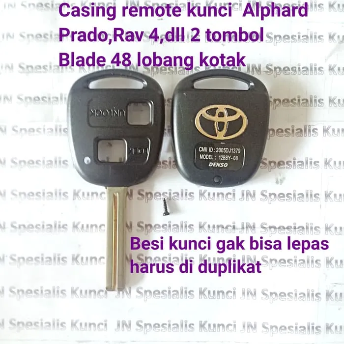 casing remote kunci Alphard,Prado, Rav dll | Lazada Indonesia