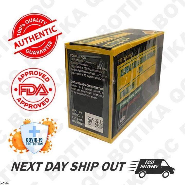 XTRACEE PLUS NON-ACIDIC ASCORBIC ACID (VITAMIN C) + ZINC 100Capsules ...