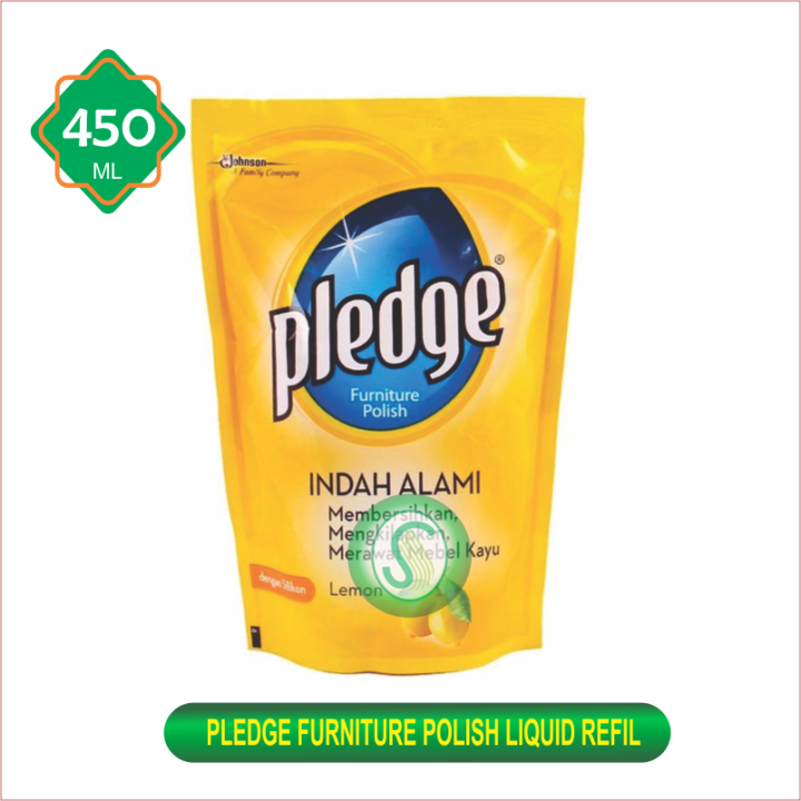 Pledge Furniture Polish Lemon Refil 450 ml | Lazada Indonesia