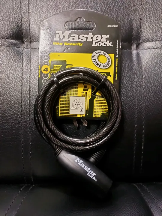 Master Bike Lock Cable Bicycle Security | Lazada PH