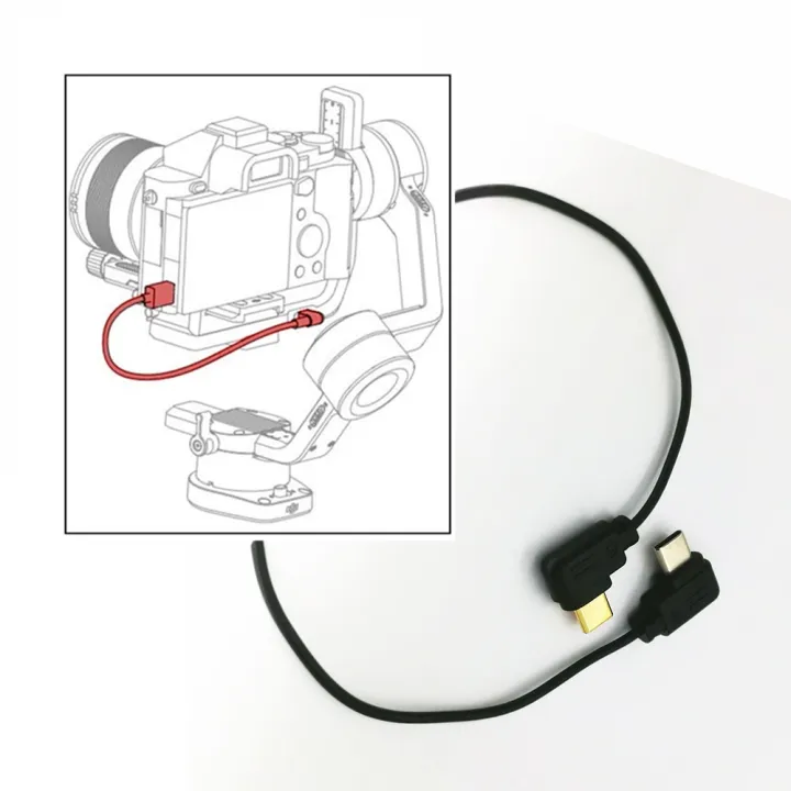 USB-C To Type-C Multi-Camera Control Cable For DJI Ronin-SC Canon EOS R ...