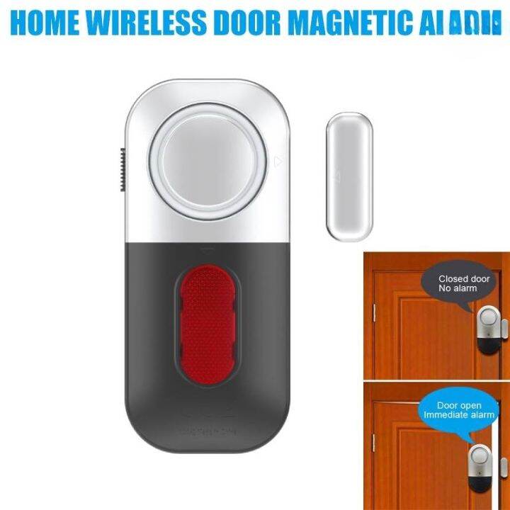 130dB Wireless Door Window Magnetic Sensor Burglar Alarm For Home ...