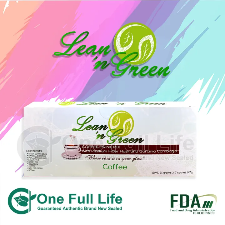 Lean n Green Coffee 7 Sachets x 1 BOX | Lazada PH