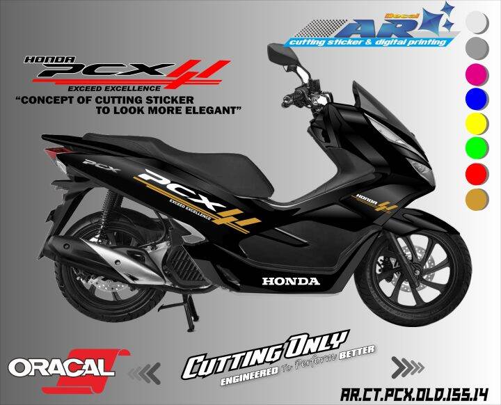 Stiker Cutting Pcx - Cutting Sticker List Variasi Body Motor Honda Pcx ...