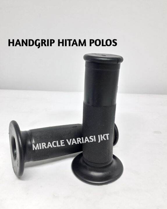 HANDGRIP HITAM POLOS HAND GRIP BAHANNYA EMPUK DAN TIDAK LICIN UNIVERSAL ...