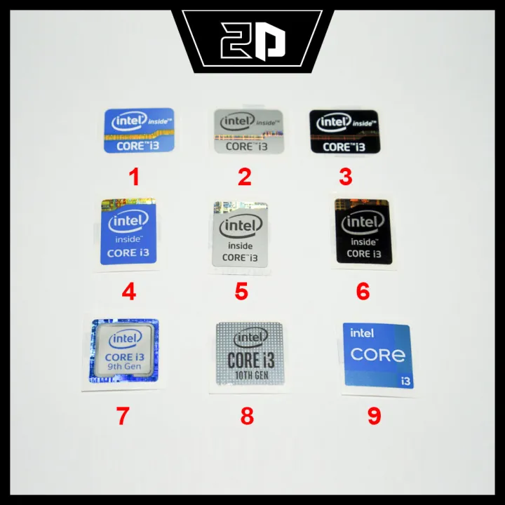 Sticker intel core i3 trang trí Laptop/PC/Mobile | Lazada.vn