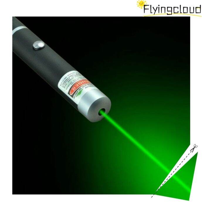 【Flyingcloud】5mw Kuasa Tinggi Hijau Titik Tunggal Laser Penunjuk Laser 532nm Cahaya Pancaran ...