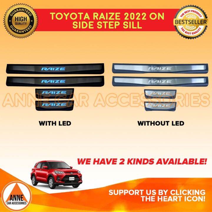 [Ready Stock] Side Stepsill for Toyota Raize 2022 - Onwards Model Door ...