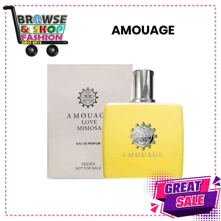 Original Amouage Love Mimosa 100ml EDP in Demo Tester Box | Lazada PH