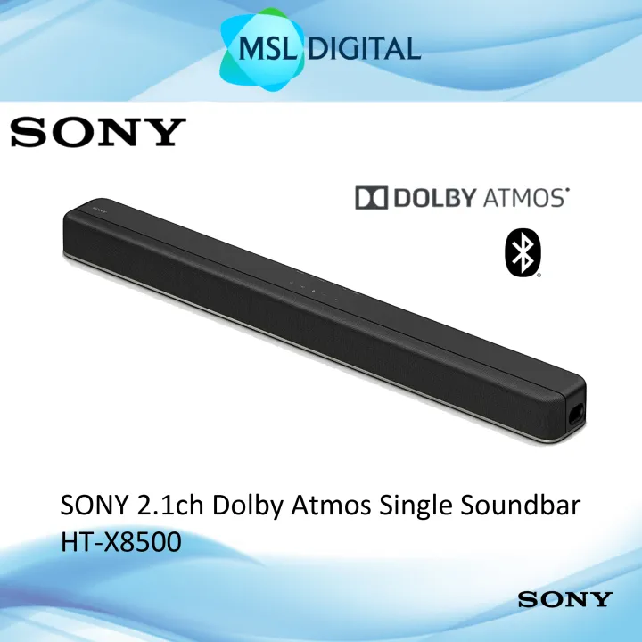 Sony HT-X8500 HTX8500 X8500 2.1ch Dolby Atmos®/DTS:X® Single Soundbar ...
