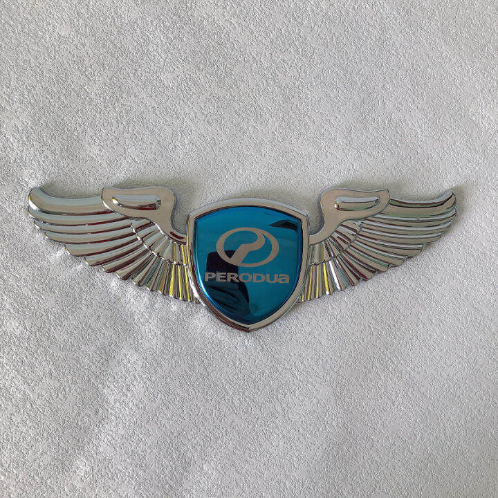 Perodua Logo Wing Emblems Car Front Hood Sticker Badge Rear Bumper Logo ...